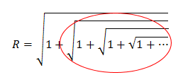 The Golden Ratio as a Continued Radical: The Golden Ratio