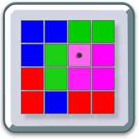 Rotating Block Puzzle: Rearrange colored blocks by rotation