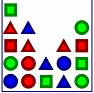 Matching Shapes and Colors: Trio Match Game